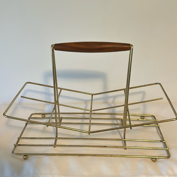 Vintage | Dining | Vintage Mid Century Atomic Drink Glass Holder Caddy ...